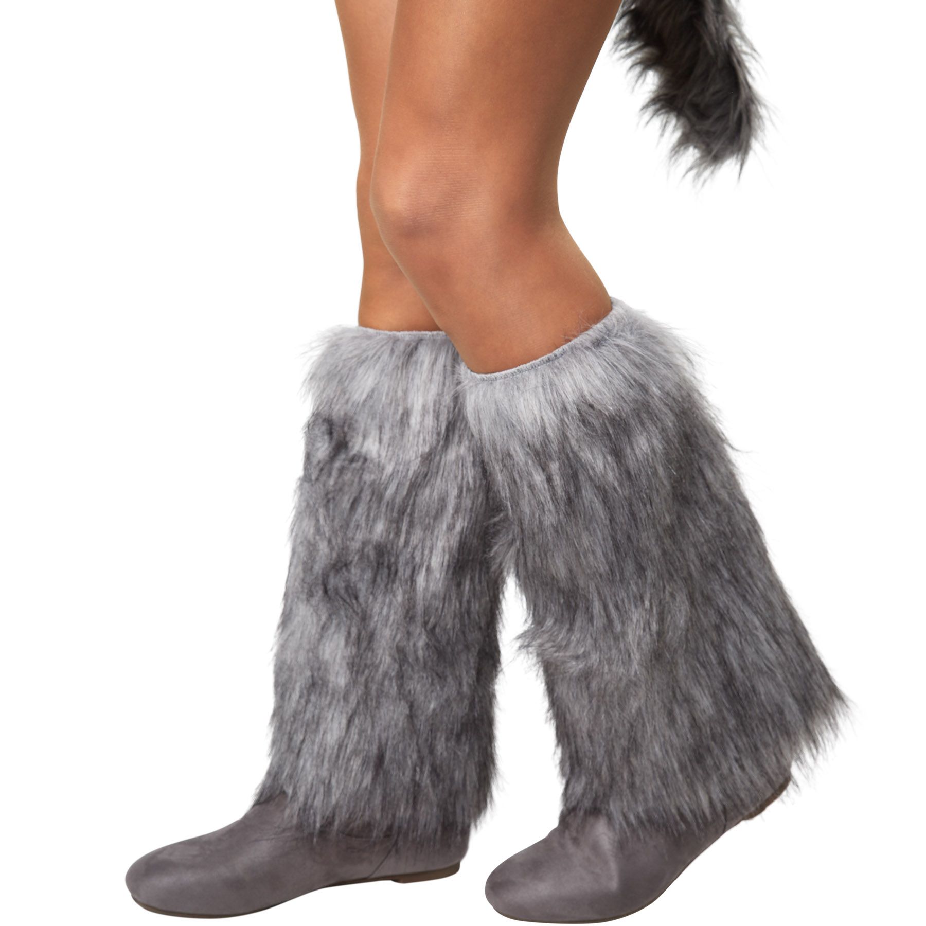 7tlg Damen Kost 252 M Sexy Wolf Tier Kleid Karneval Fasching Kapuze Cosplay