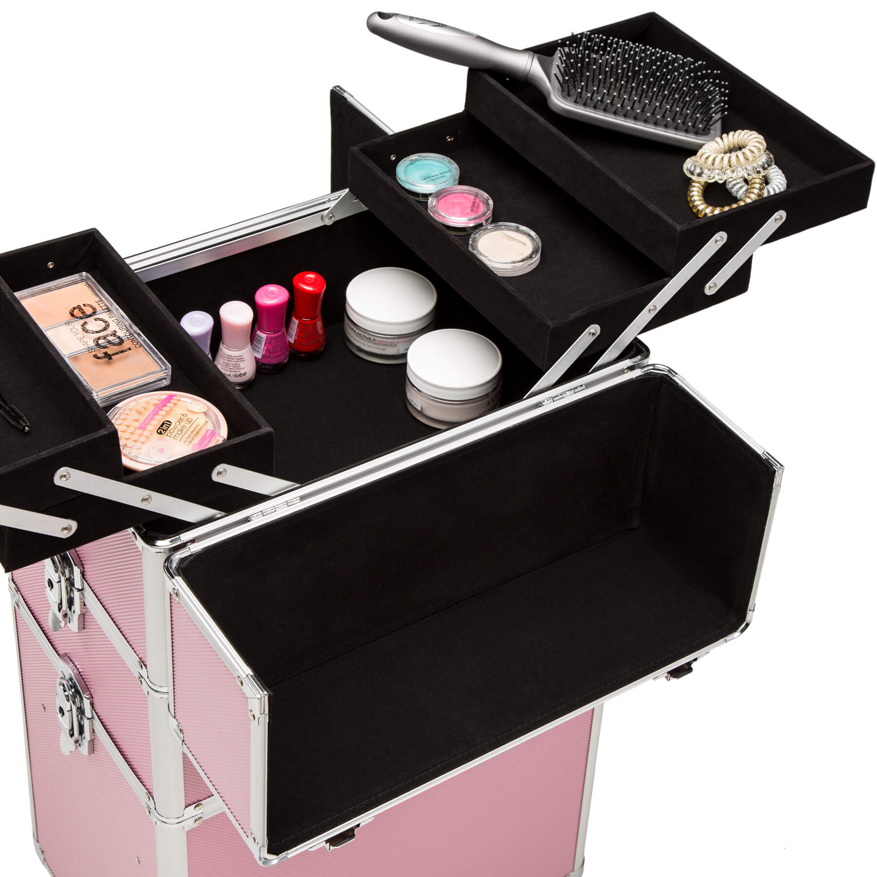 Alu Kosmetik Trolley Beauty Koffer Schminkkoffer Kosmetikkoffer ...