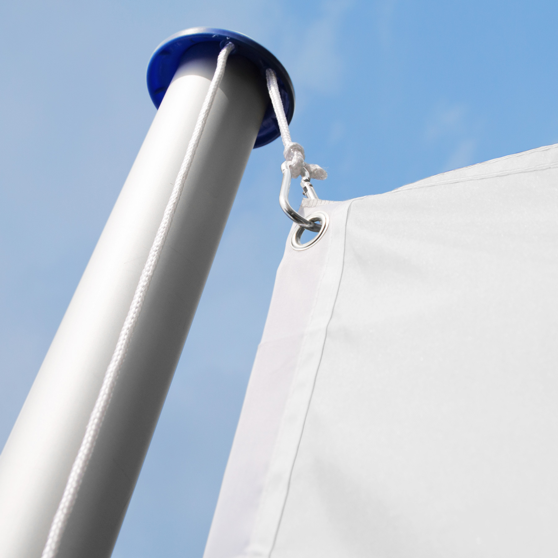 Mât de drapeau en aluminium 6,25 m mât drapeau mât de drapeau drapeau ...